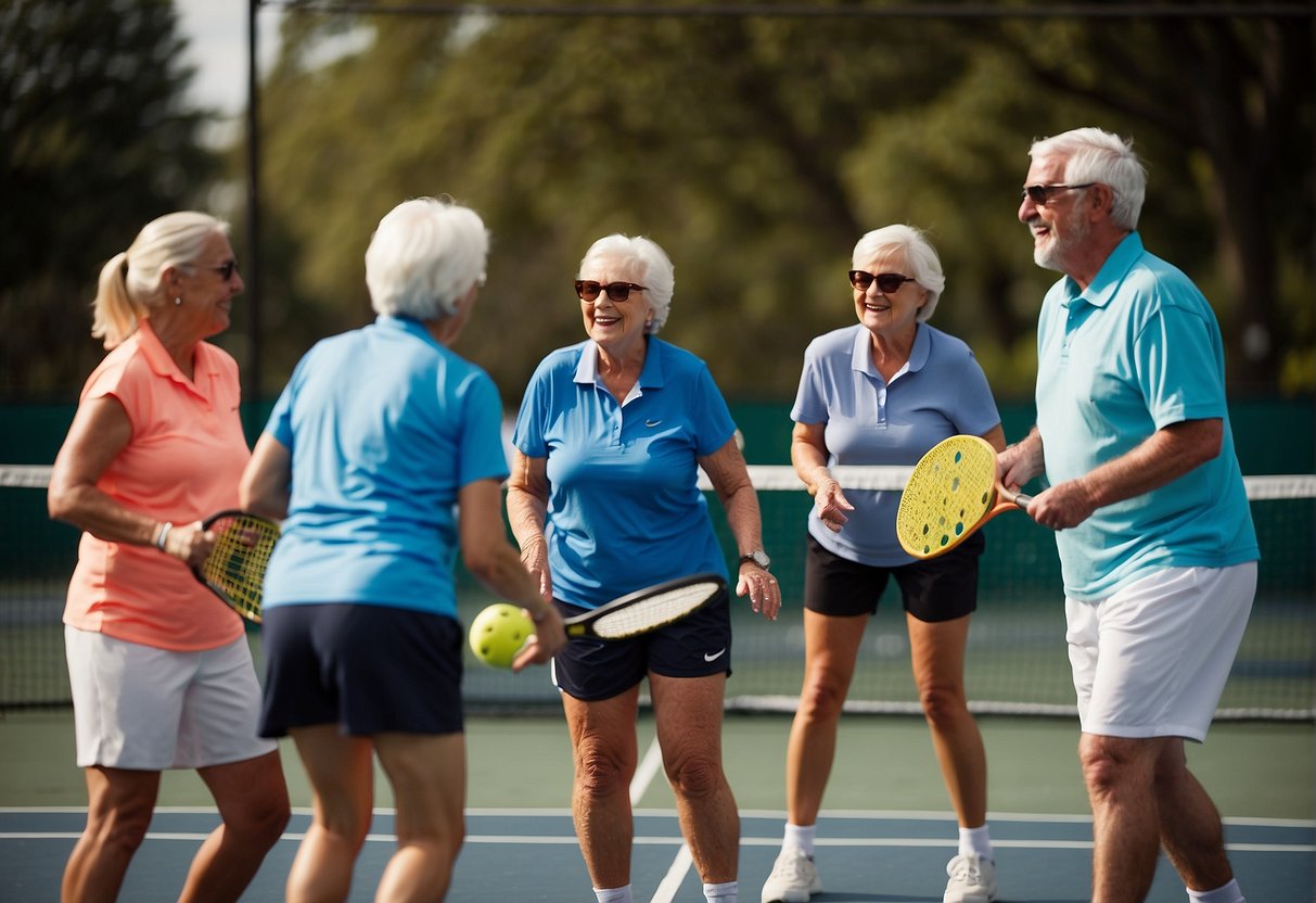 How The Social Sport Of Pickleball Bring Seniors Together
